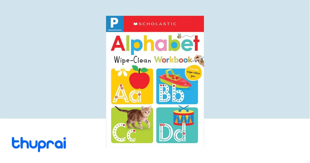 Pre-K Alphabet Wipe-Clean Workbook: Scholastic Early Learners (Wipe ...