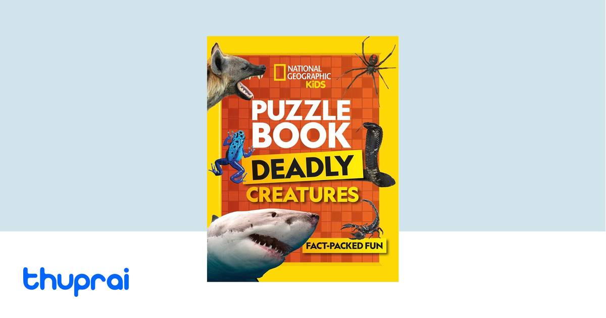 Buy Puzzle Book Deadly Creatures in Nepal | Thuprai