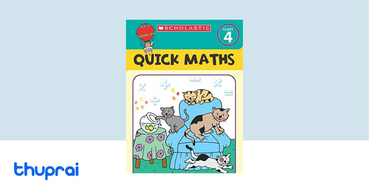 Buy Quick Maths Workbook Grade 4 in Nepal | Thuprai