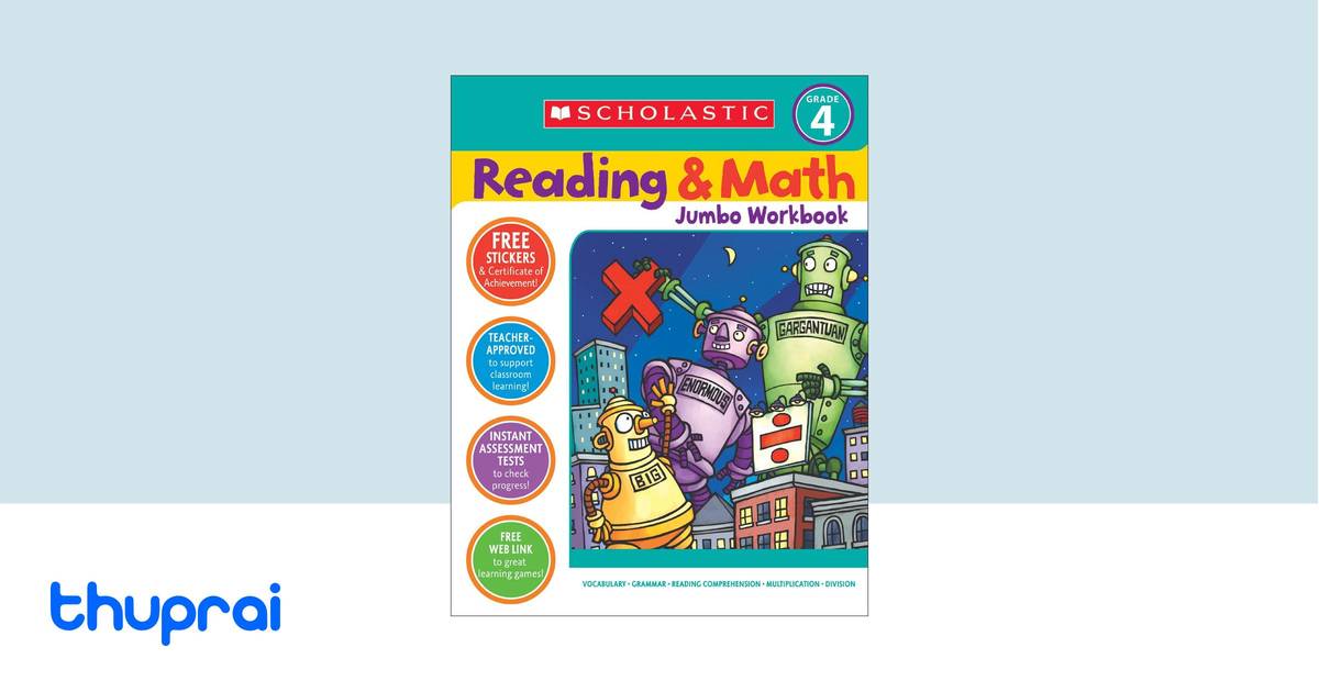 Buy Reading & Math Jumbo Workbook: Grade 4 in Nepal | Thuprai