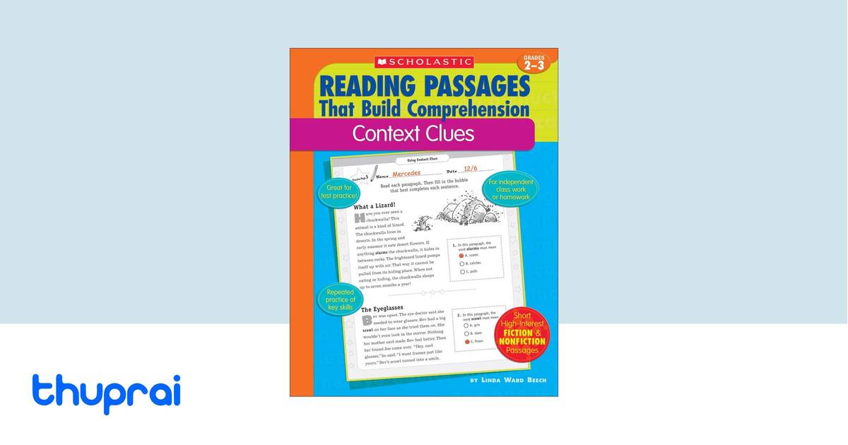Reading Passages That Build Comprehension: Context Clues Grades 2-3 by ...