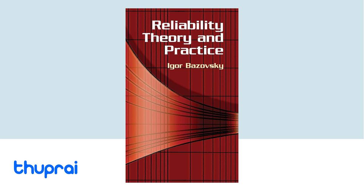 Buy Reliability Theory and Practice in Nepal | Thuprai