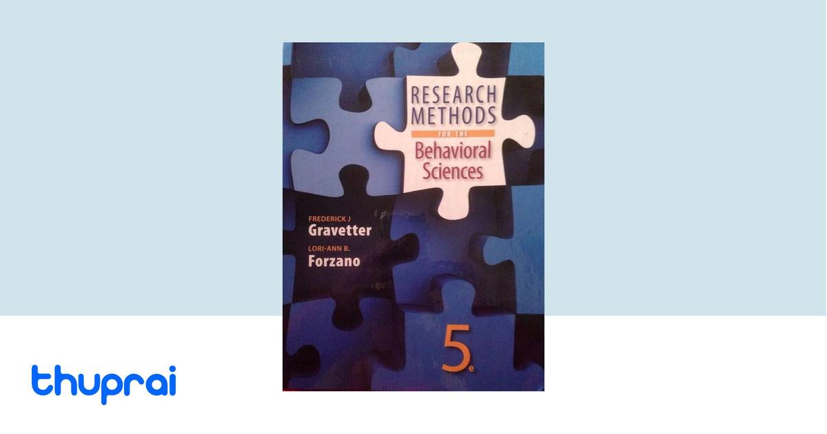 Buy Research Methods for the Behavioral Sciences in Nepal | Thuprai