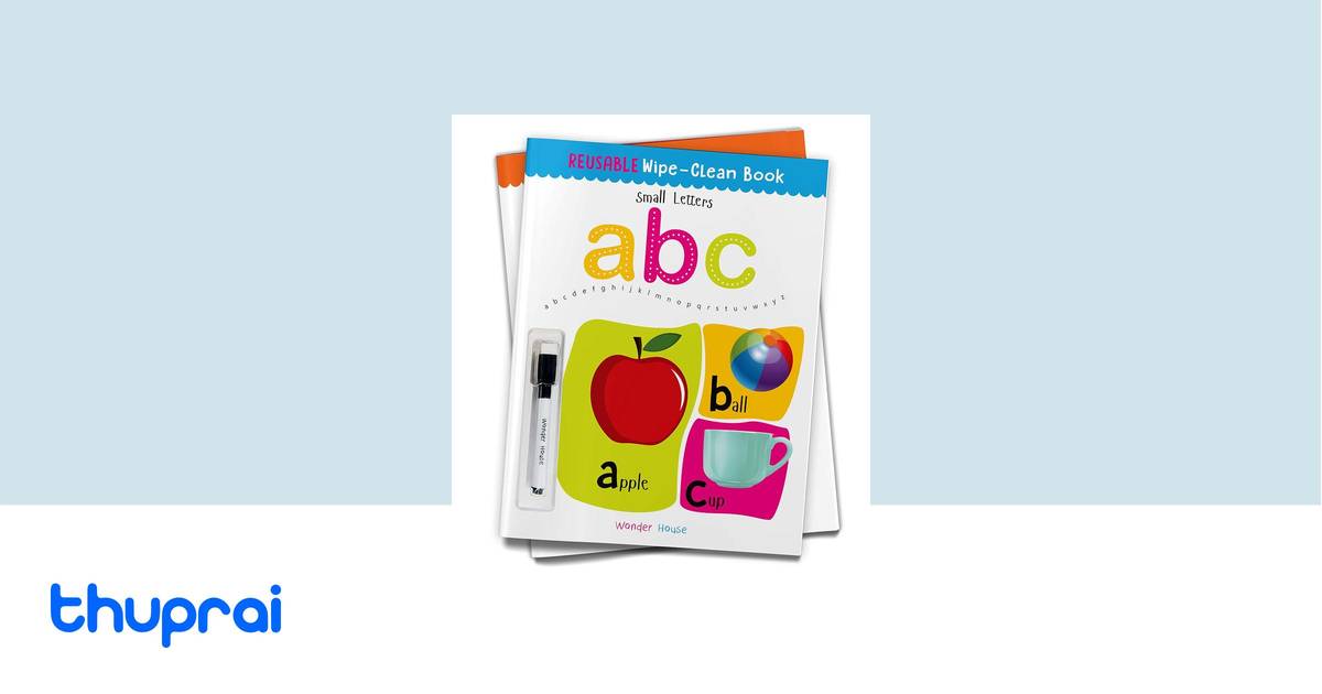 Reusable Wipe And Clean Book - Small Letters : Write And Practice Small ...