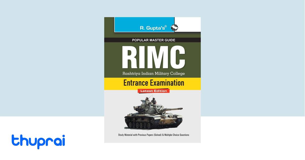 Buy RIMC Entrance Examination Guide in Nepal | Thuprai