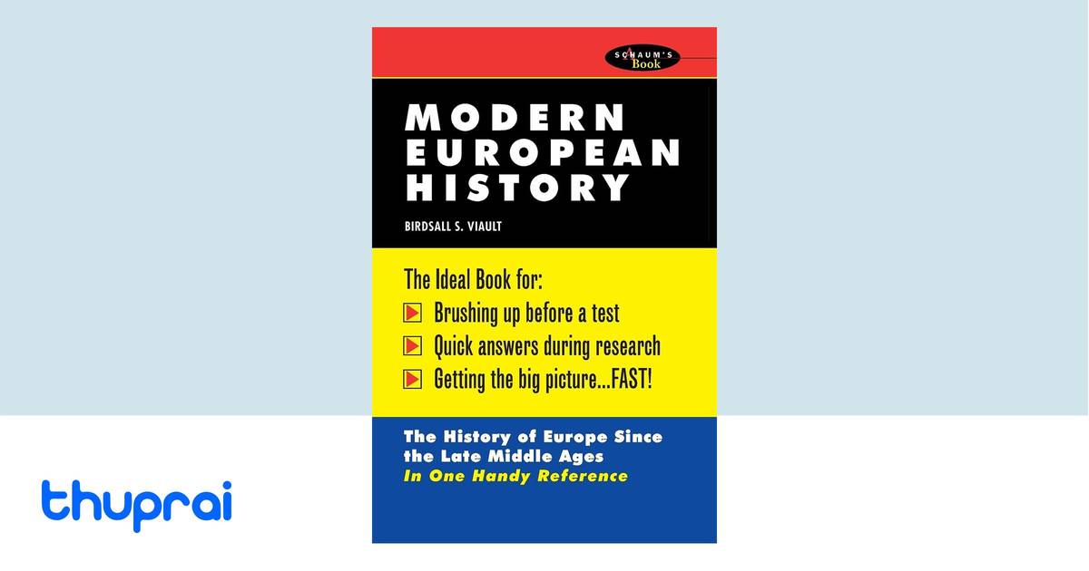 Buy Schaum's Outline of Modern European History in Nepal | Thuprai