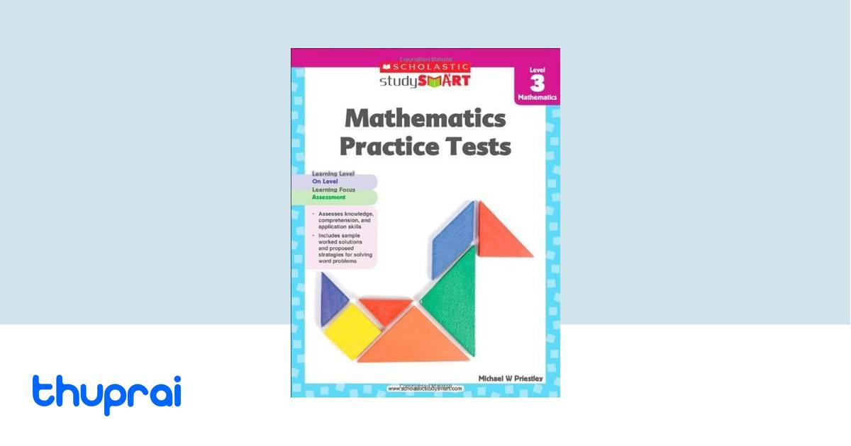 Buy Scholastic Study Smart Mathematics Practice Tests, Level 3 ...