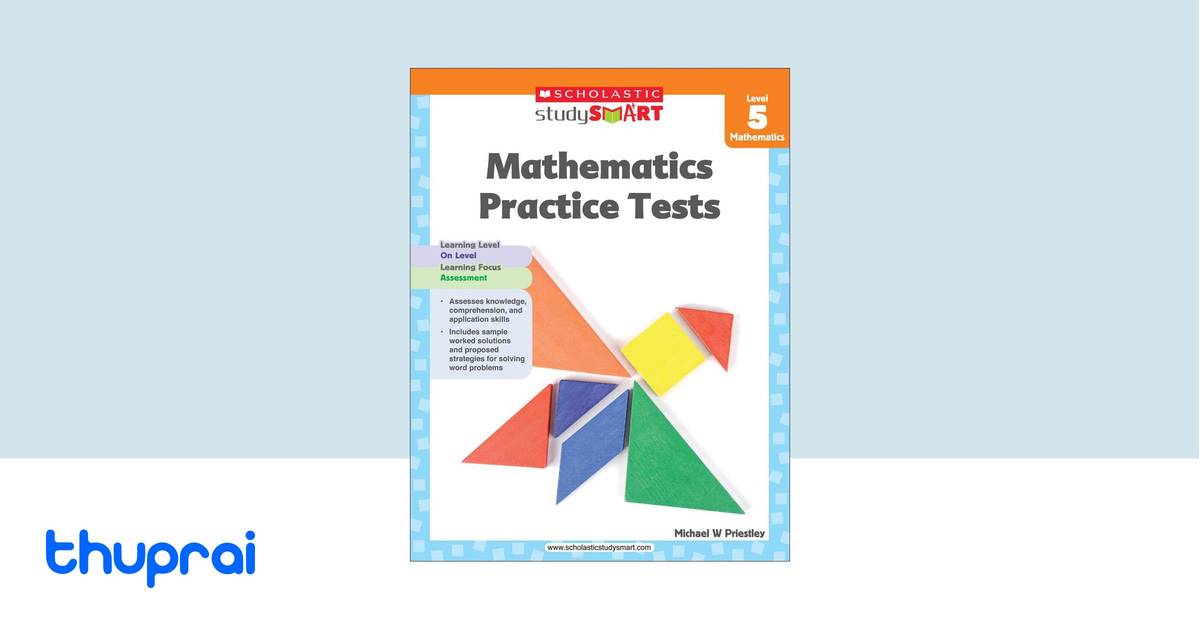 Buy Scholastic Study Smart Mathematics Practice Tests Level 5 in Nepal ...