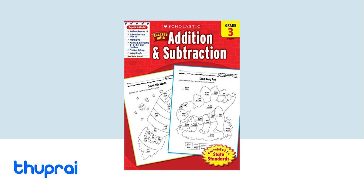 Buy Scholastic Success with Addition & Subtraction, Grade 3 (Success ...