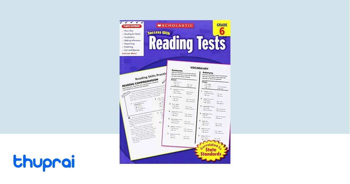 Buy Scholastic Success With Reading Tests, Grade 6 in Nepal | Thuprai
