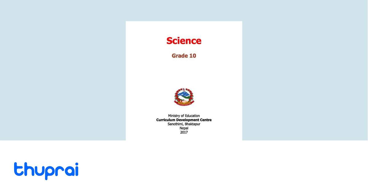 Science: Grade 10 | Thuprai