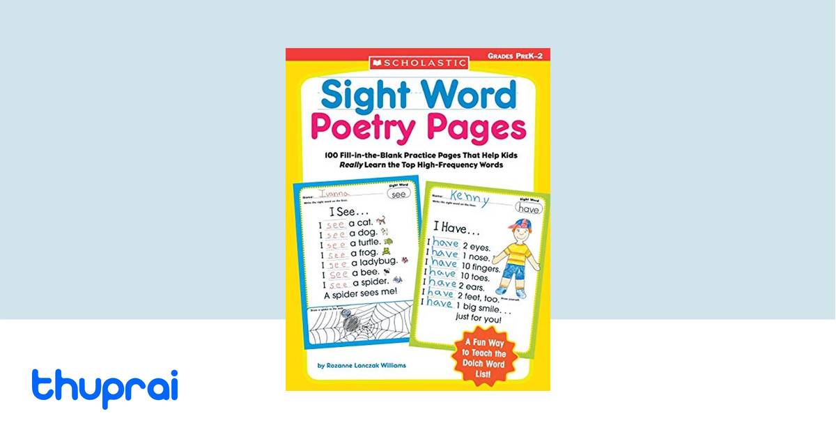 Buy Sight Word Poetry Pages: 100 Fill-in-the-Blank Practice Pages That ...