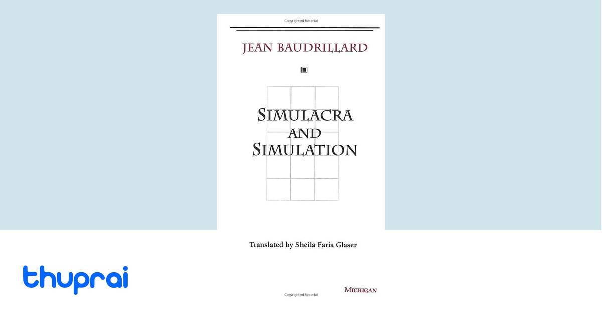 Buy Simulacra and Simulation in Nepal | Thuprai
