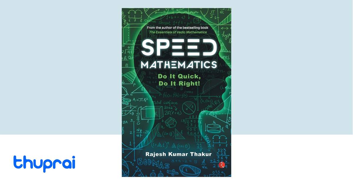 Buy Speed Mathematics in Nepal | Thuprai