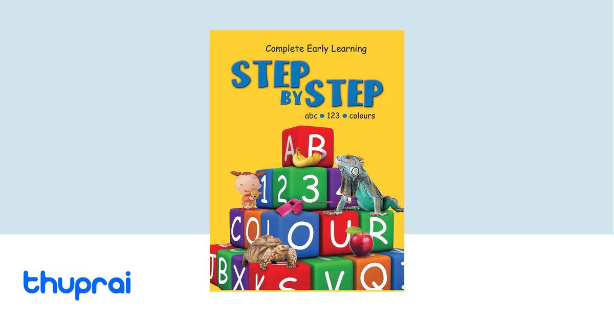Buy Step by Step Abc 123 Colours in Nepal | Thuprai