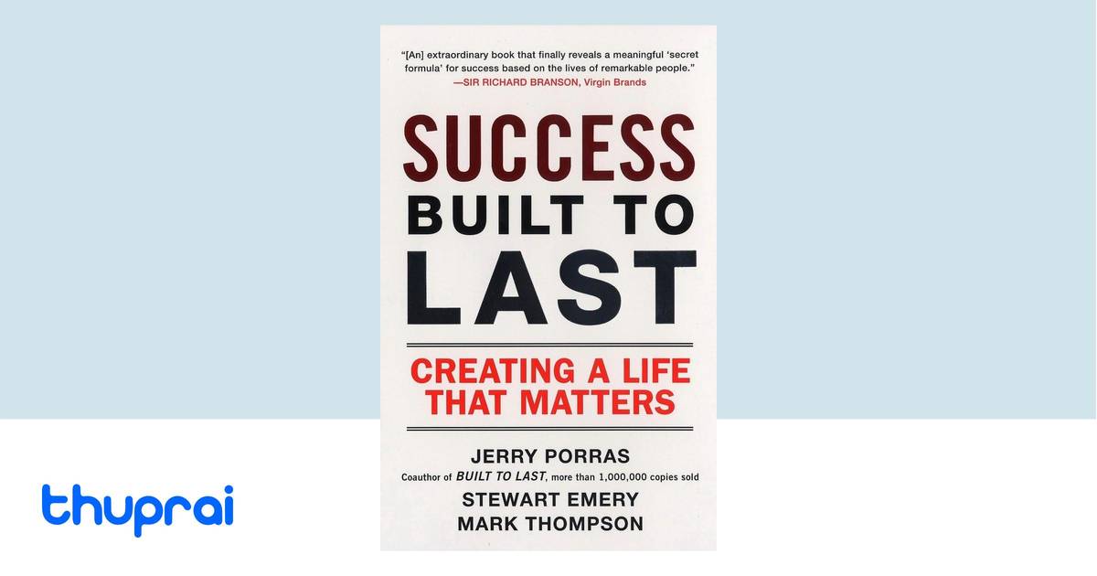 Buy Success Built to Last in Nepal | Thuprai