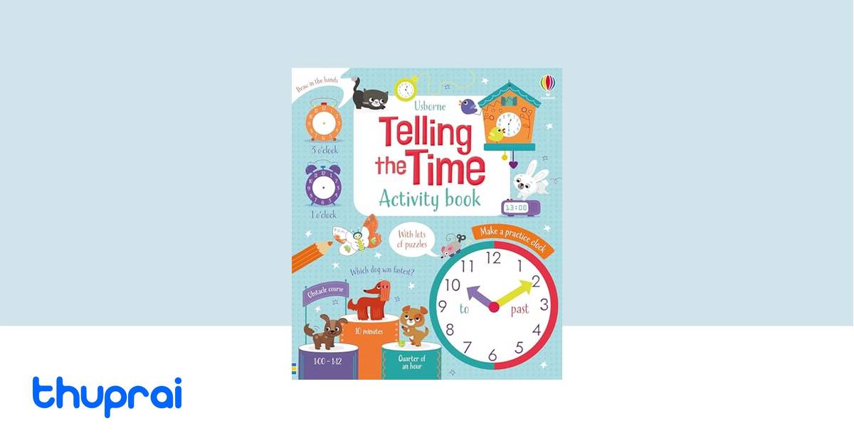 Buy Telling the time - Activity book in Nepal | Thuprai