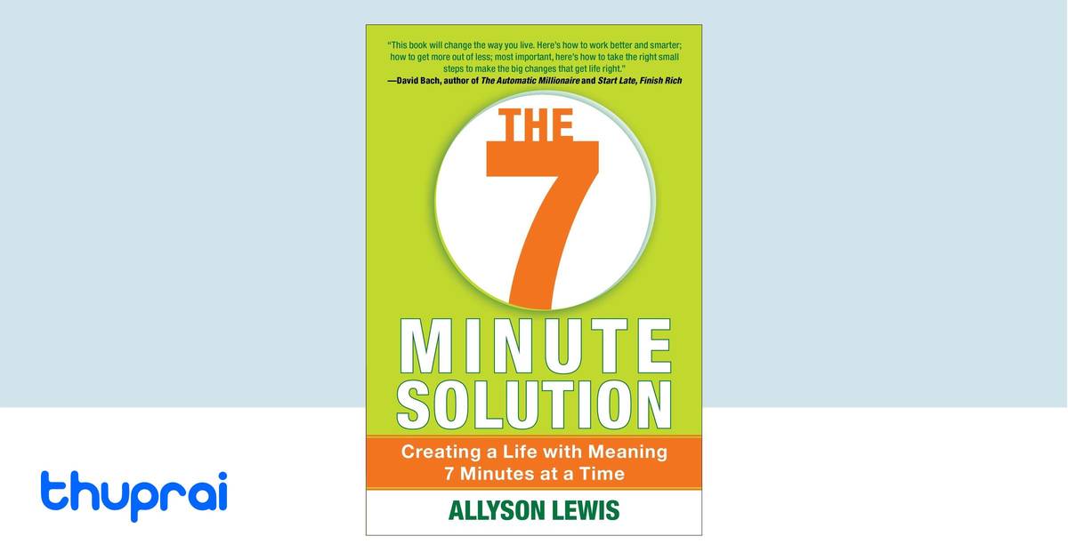 Buy The 7 Minute Solution in Nepal | Thuprai