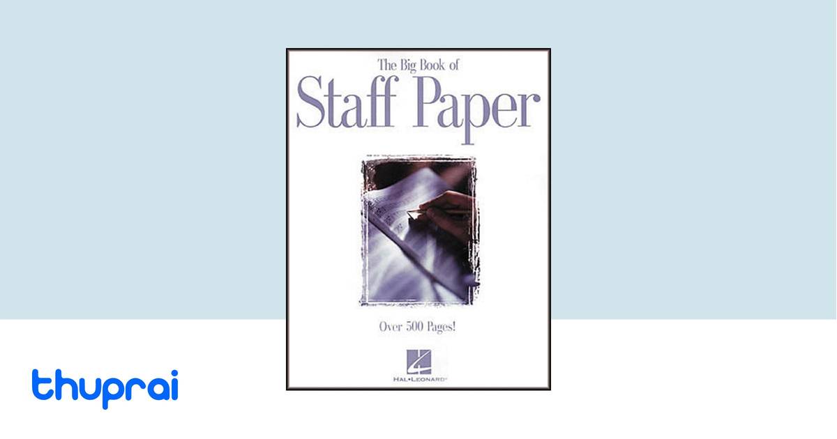 Buy The Big Book of Staff Paper in Nepal | Thuprai