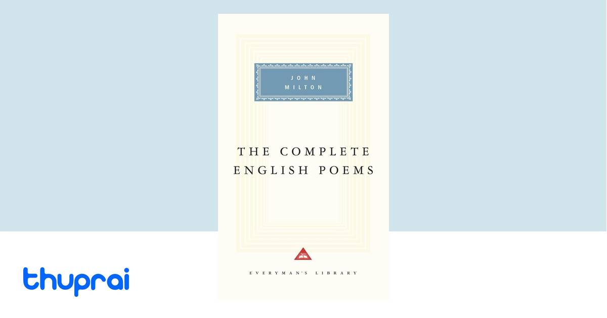 Buy The Complete English Poems of John Milton in Nepal | Thuprai