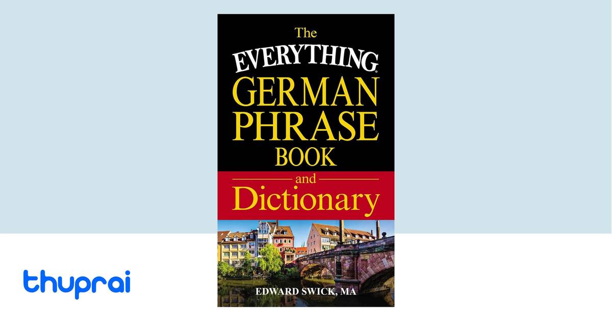 Buy The Everything German Phrase Book & Dictionary in Nepal | Thuprai