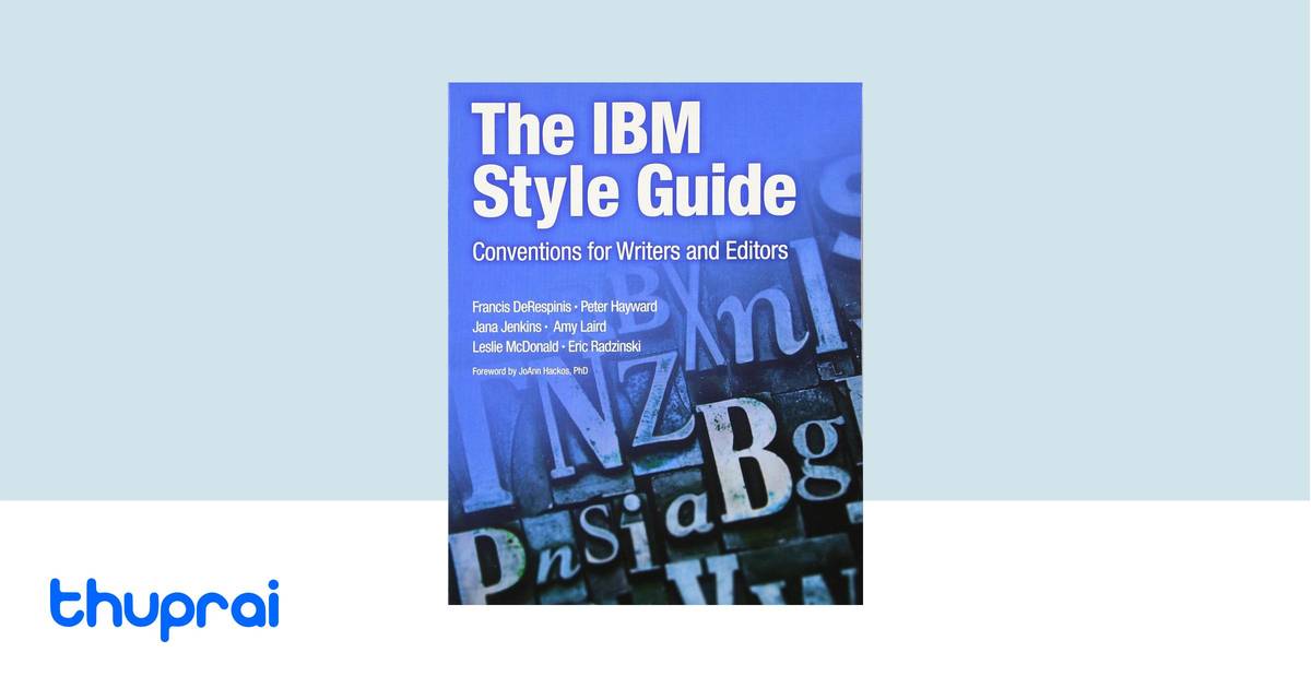 Buy The IBM Style Guide in Nepal | Thuprai