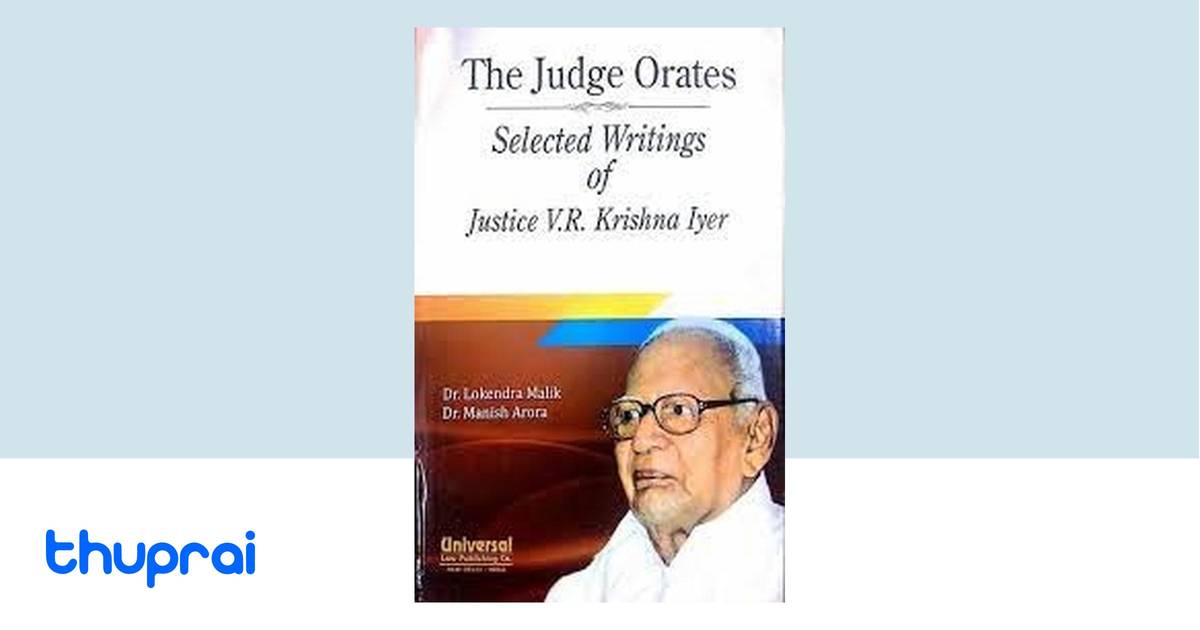 Buy The Judge Orates in Nepal | Thuprai