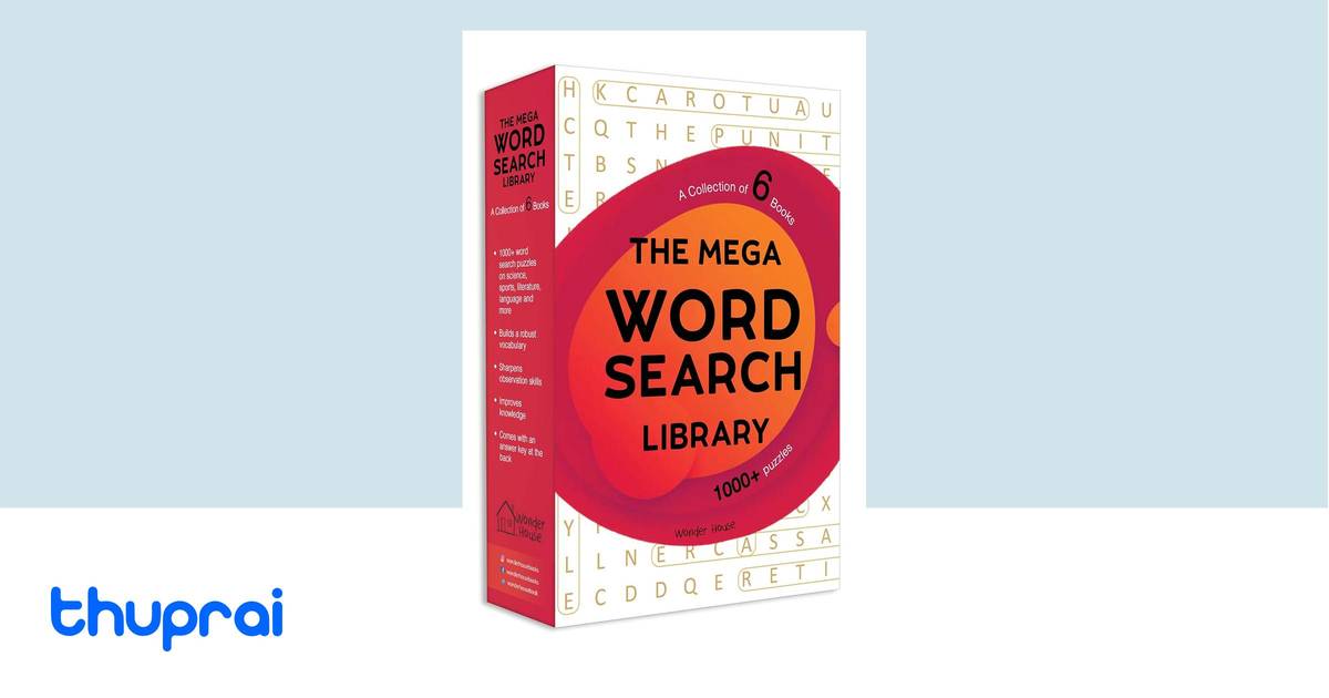Buy The Mega Word Search Library: Gift Boxset For Kids in Nepal | Thuprai
