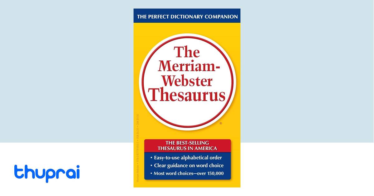 Buy The Merriam-Webster Thesaurus in Nepal | Thuprai