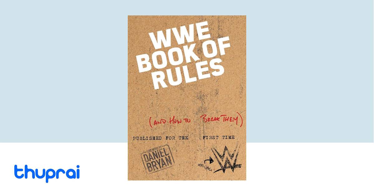 Buy The Official WWE Book of Rules in Nepal | Thuprai