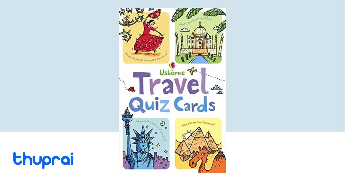 Buy Travel Quiz: Quiz Cards (Usborne Quiz Cards) in Nepal | Thuprai