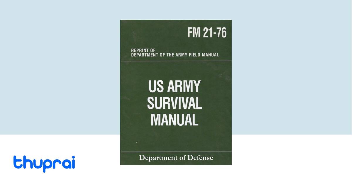 Buy US Army Survival Manual in Nepal | Thuprai