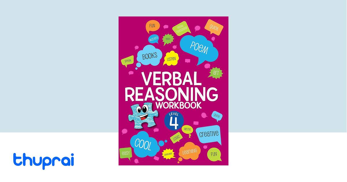 Buy Verbal Reasoning Workbook 4 in Nepal | Thuprai