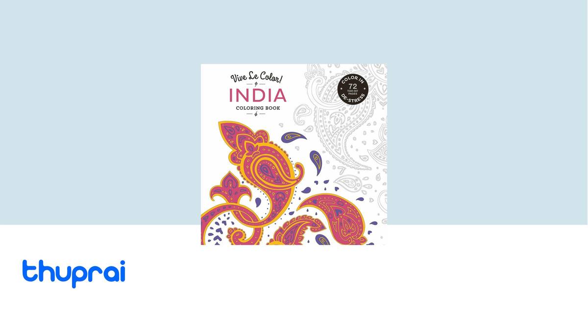 Buy Vive Le Color! India (Adult Coloring Book) in Nepal | Thuprai