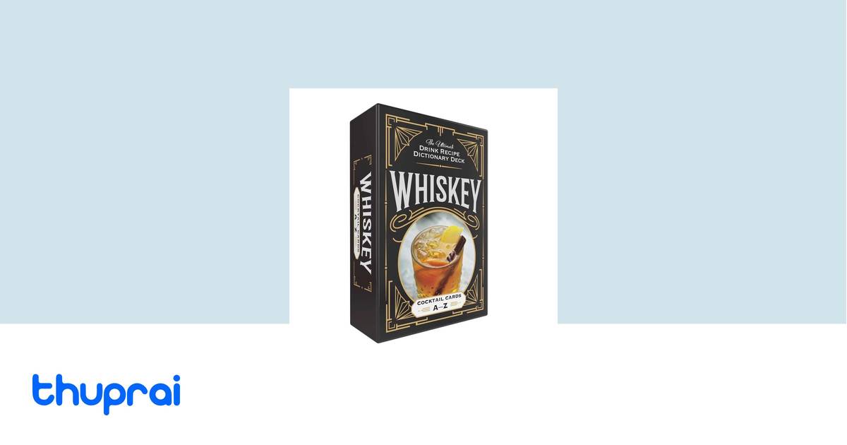 Buy Whiskey Cocktail Cards A–Z: The Ultimate Drink Recipe Dictionary Deck (Cocktail Recipe Deck ...