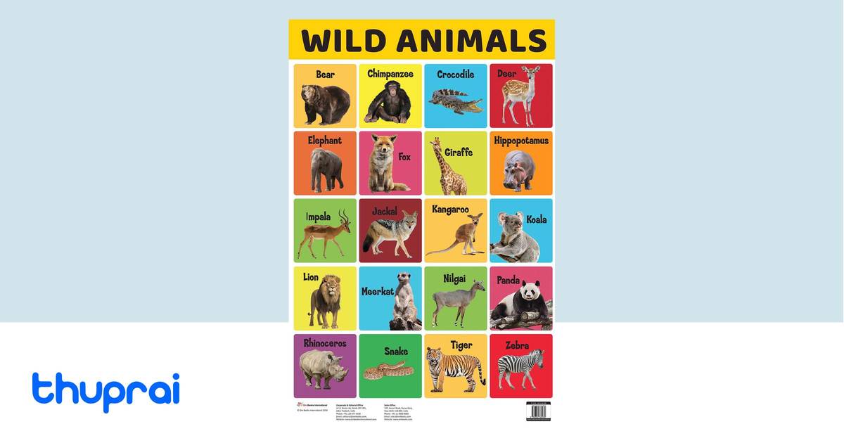 Buy Wild Animals : Charts in Nepal | Thuprai
