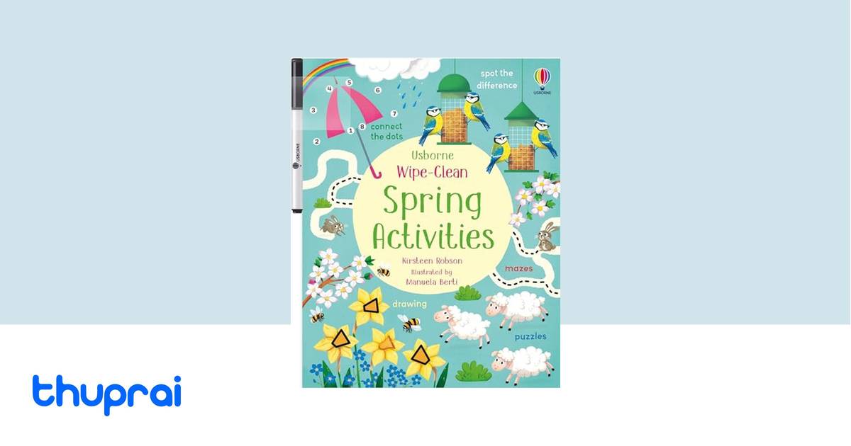 Buy Wipe-Clean Spring Activities in Nepal | Thuprai