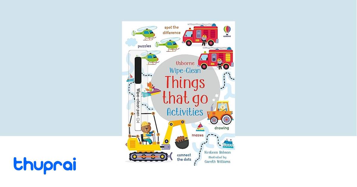Wipe-clean Things That Go Activities by Robson, Kirsteen - Buy in Nepal ...