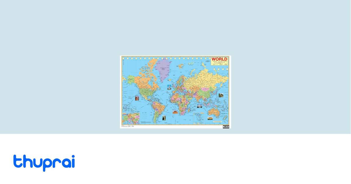 WORLD MAP by Om Books Editorial Team - Buy in Nepal | Thuprai