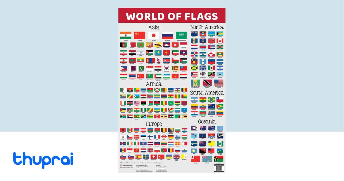 Buy World of Flags : Charts in Nepal | Thuprai