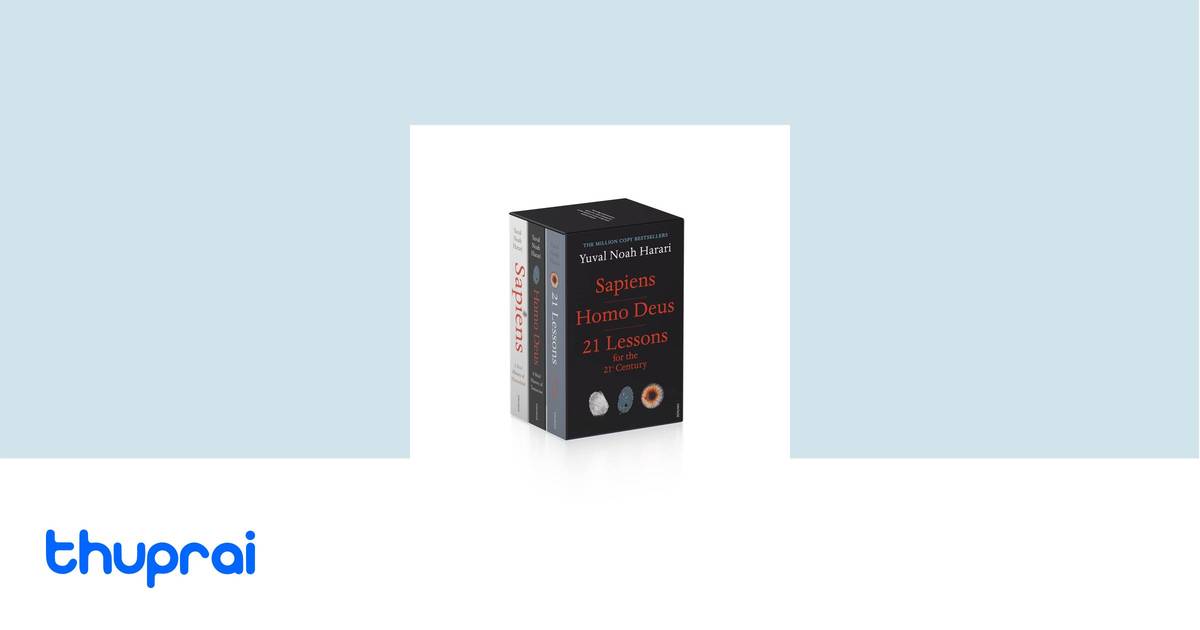 Yuval Noah Harari Box Set (Sapiens, Homo Deus, 21 Lessons for 21st ...