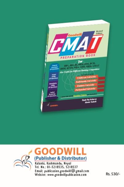 CMAT PREPARATION BOOK - Dipak Raj Acharya, Abatar Subedi | Thuprai