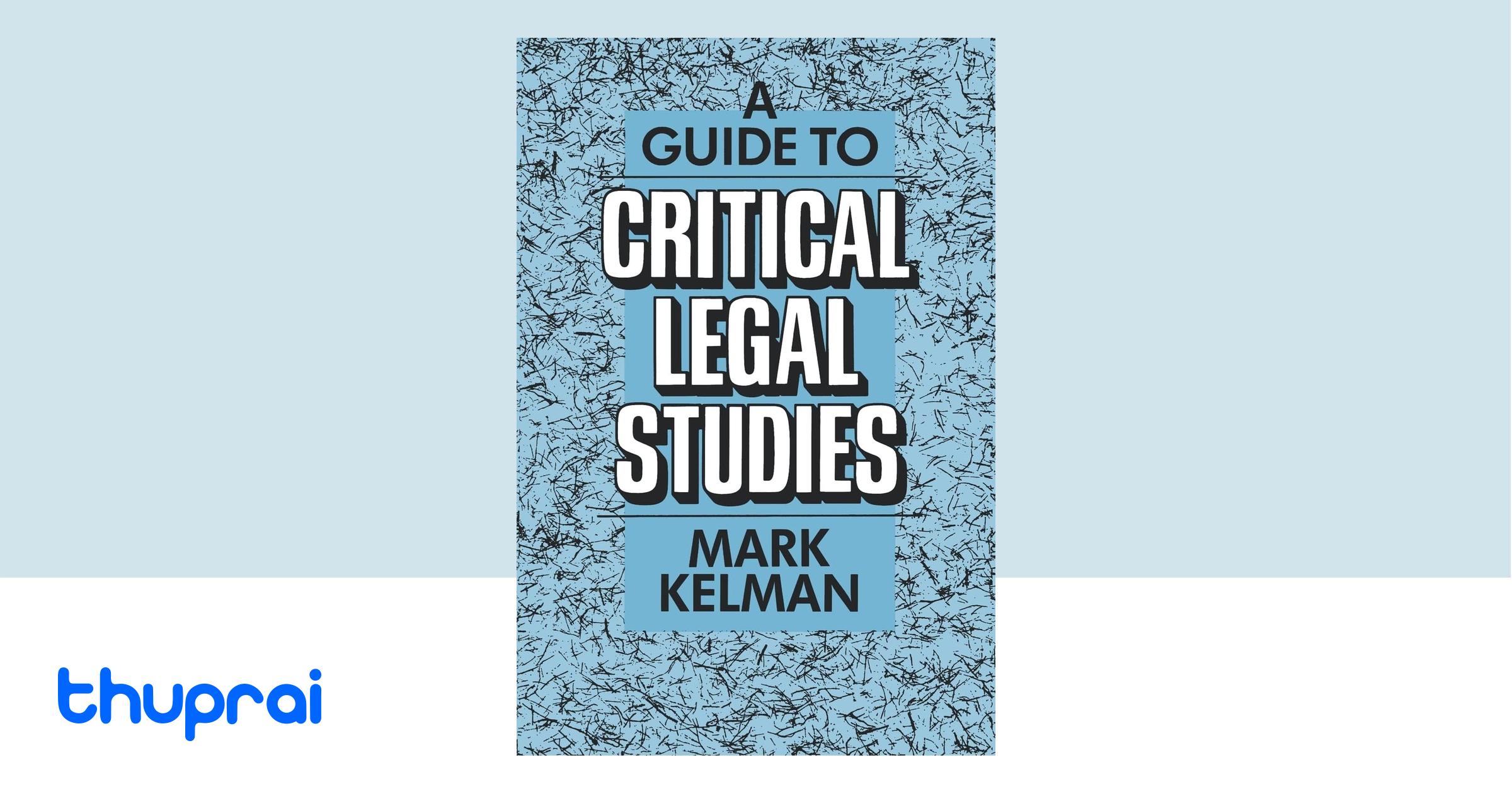 Buy A Guide to Critical Legal Studies in Nepal | Thuprai