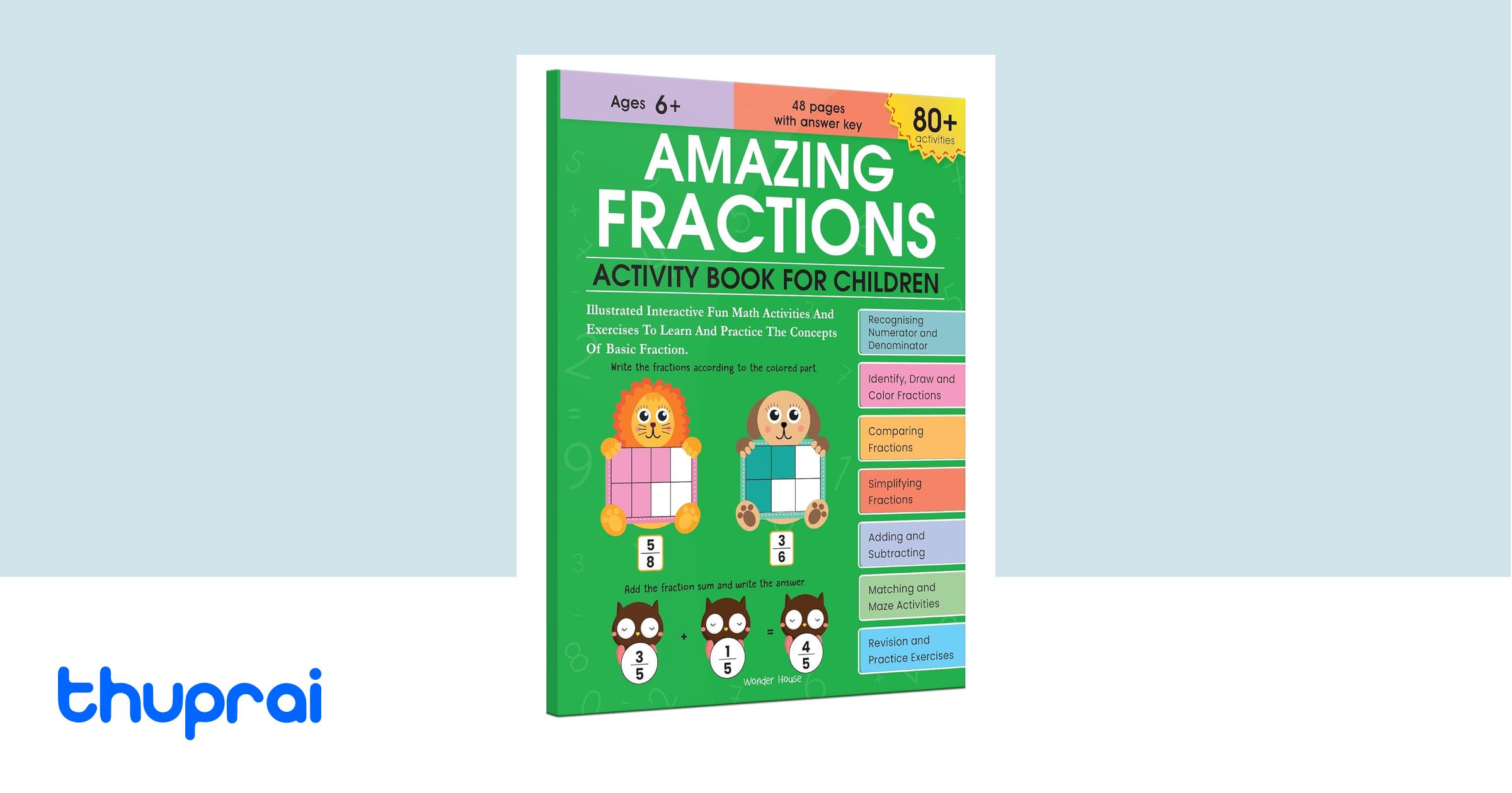 Buy Amazing Fractions Activity Book in Nepal | Thuprai