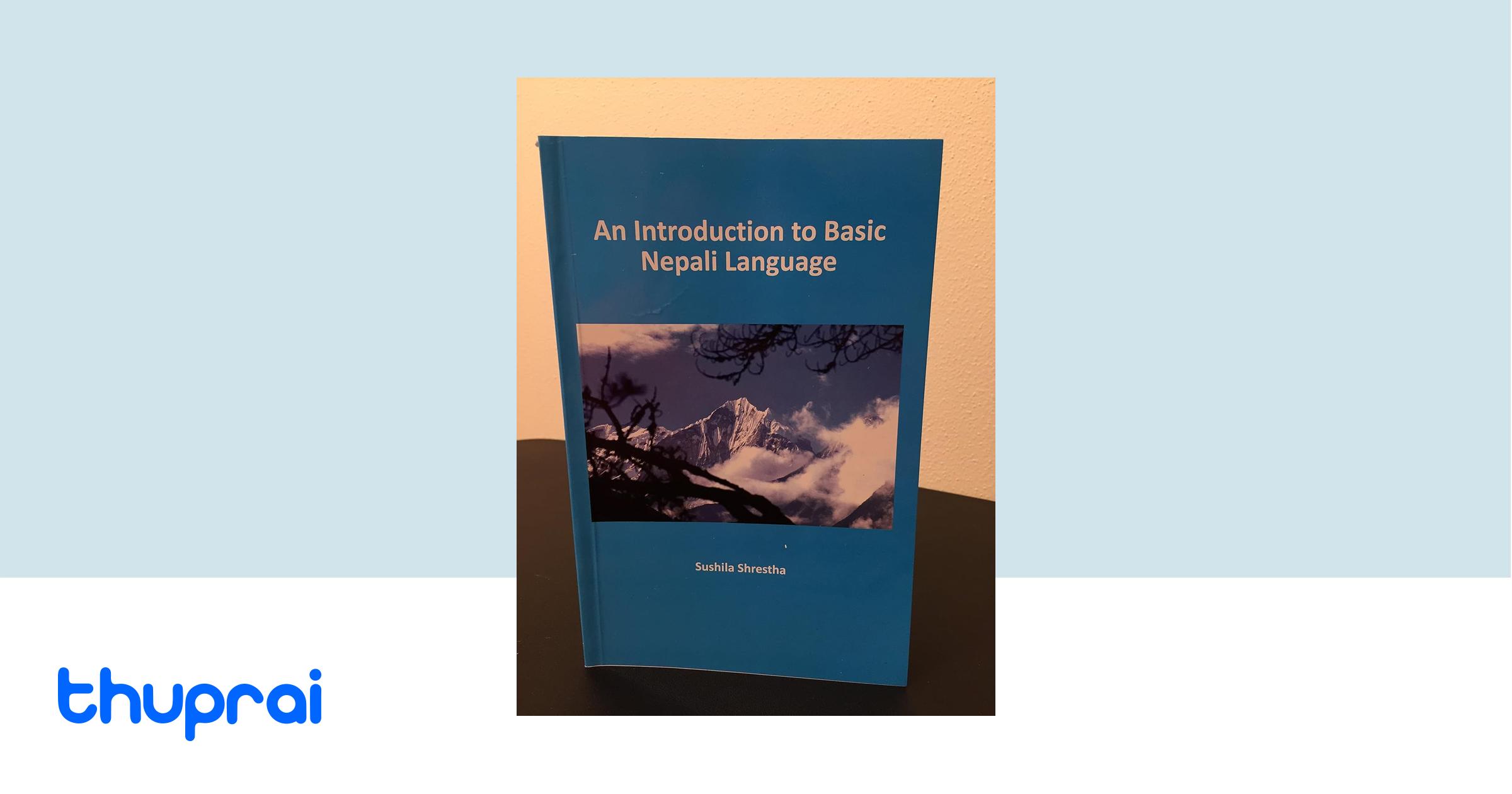 Buy An Introduction to Basic Nepali Language in Nepal | Thuprai