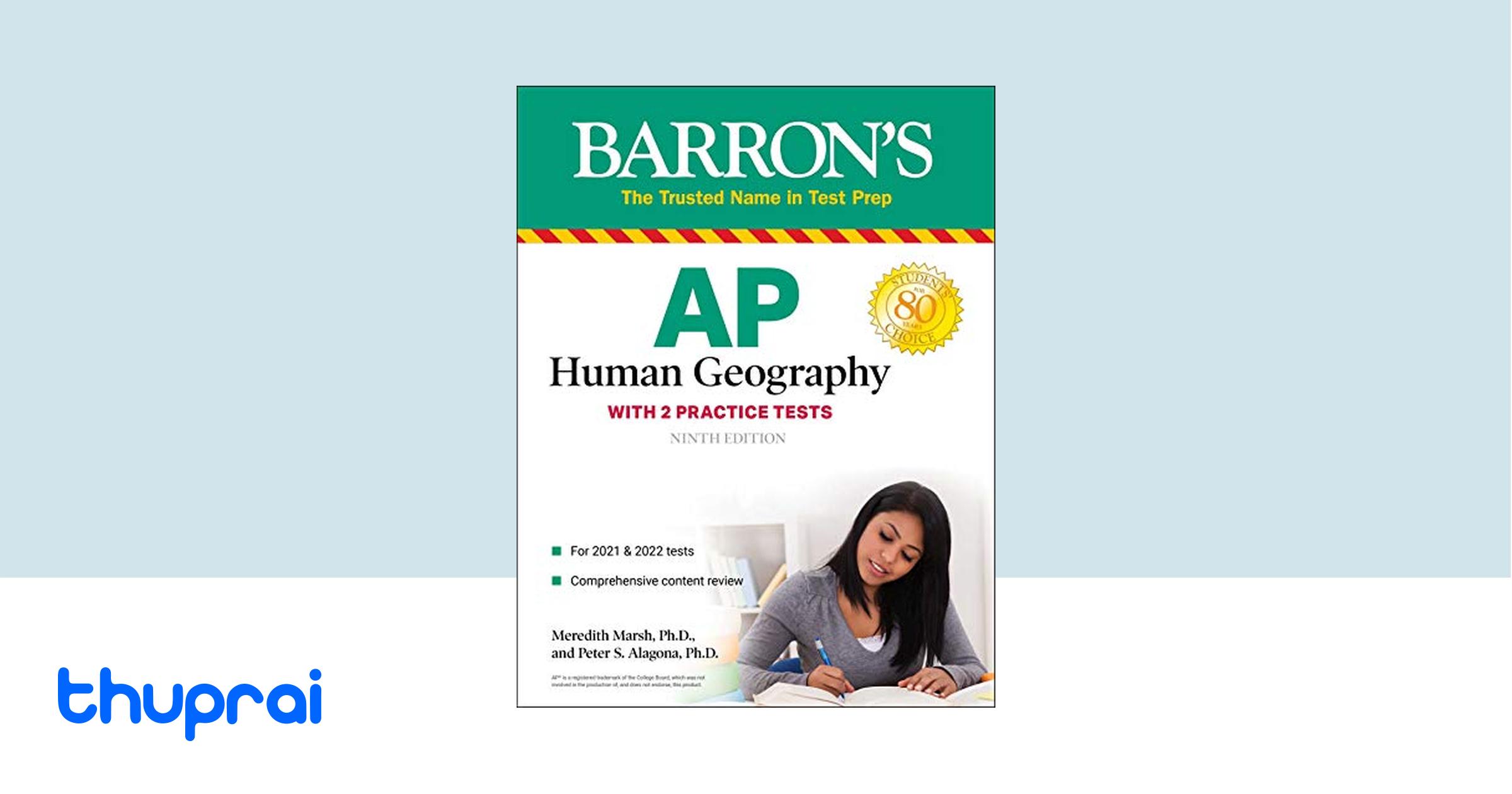 Buy AP Human Geography: with 2 Practice Tests (Barron's Test Prep) in ...