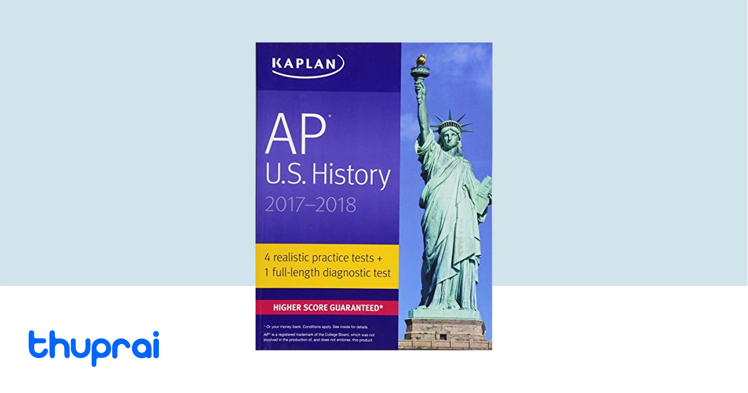 Buy AP U.S. History 2017-2018 (Kaplan Test Prep) in Nepal | Thuprai