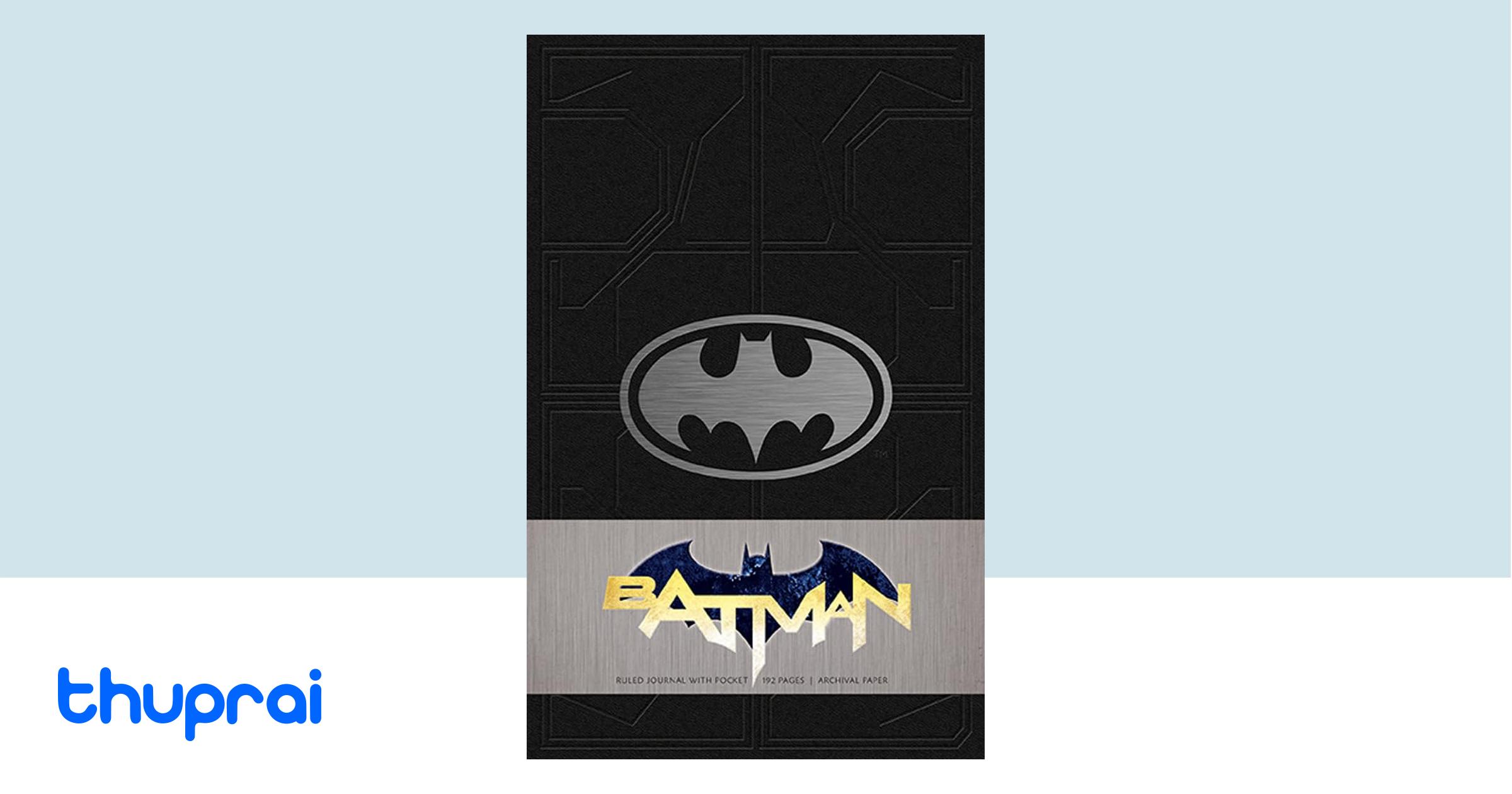 Batman Hardcover Ruled Journal (Comics) - Matthew K Manning | Thuprai