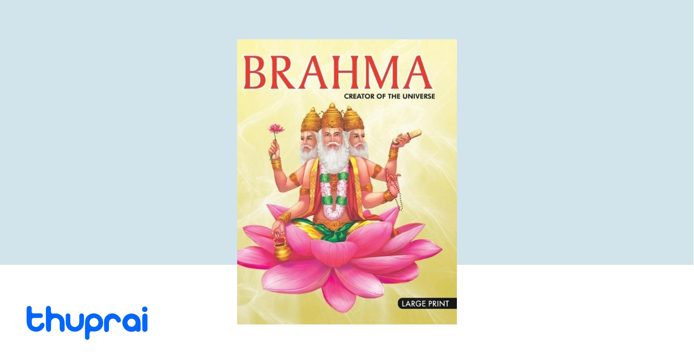 Buy Brahma Creator Of The Universe : Large Print in Nepal | Thuprai