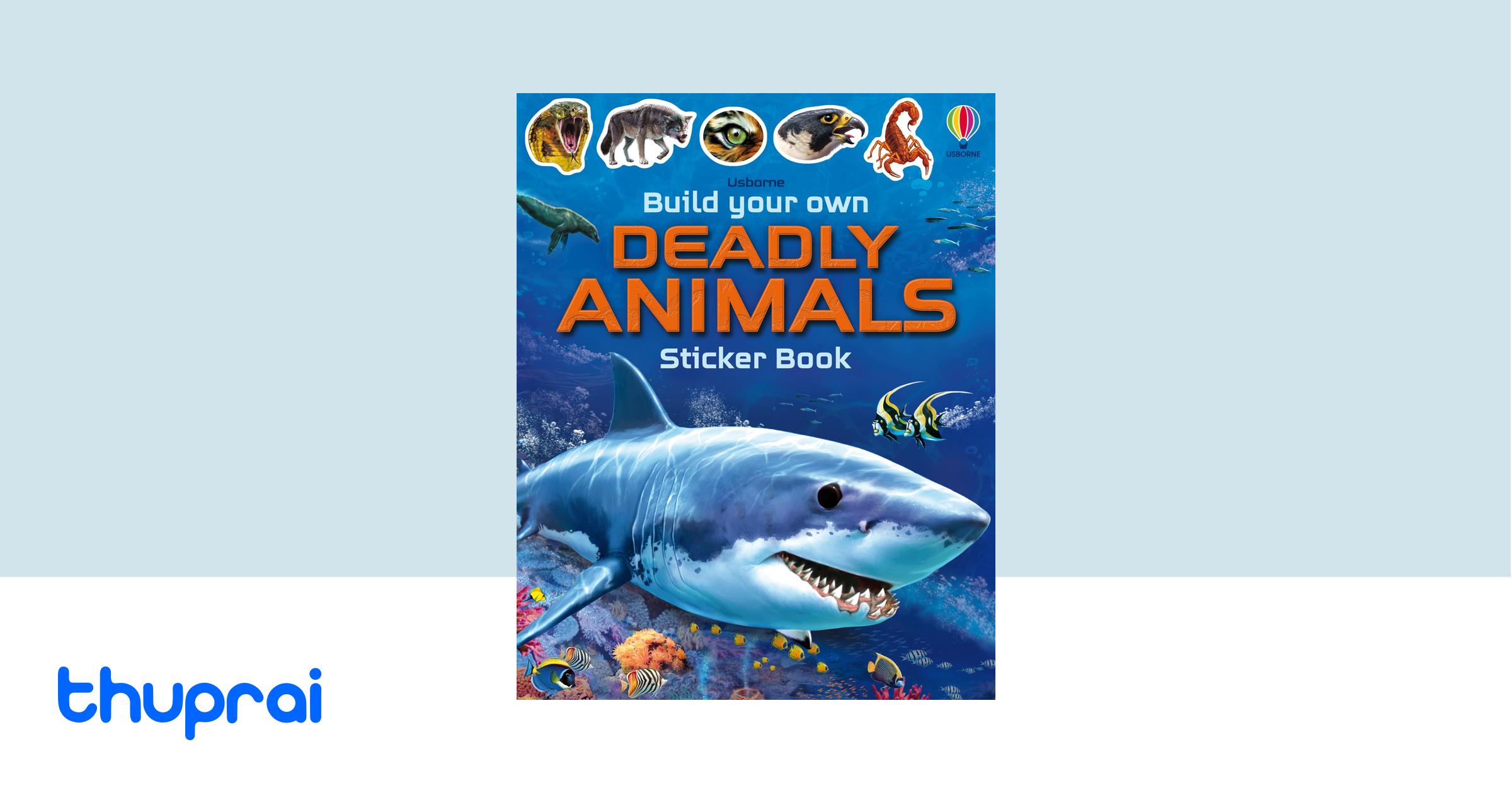 Buy Build your own deadly animals - Sticker book in Nepal | Thuprai